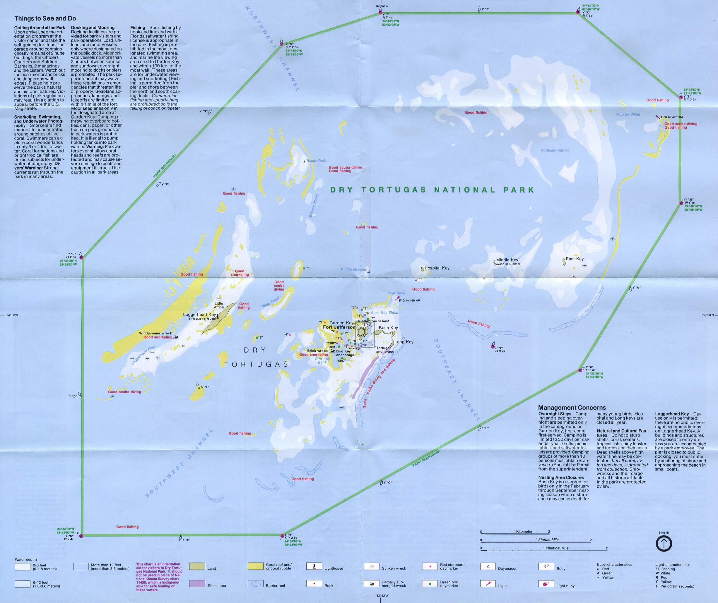 Dry Tortugas National Park Map